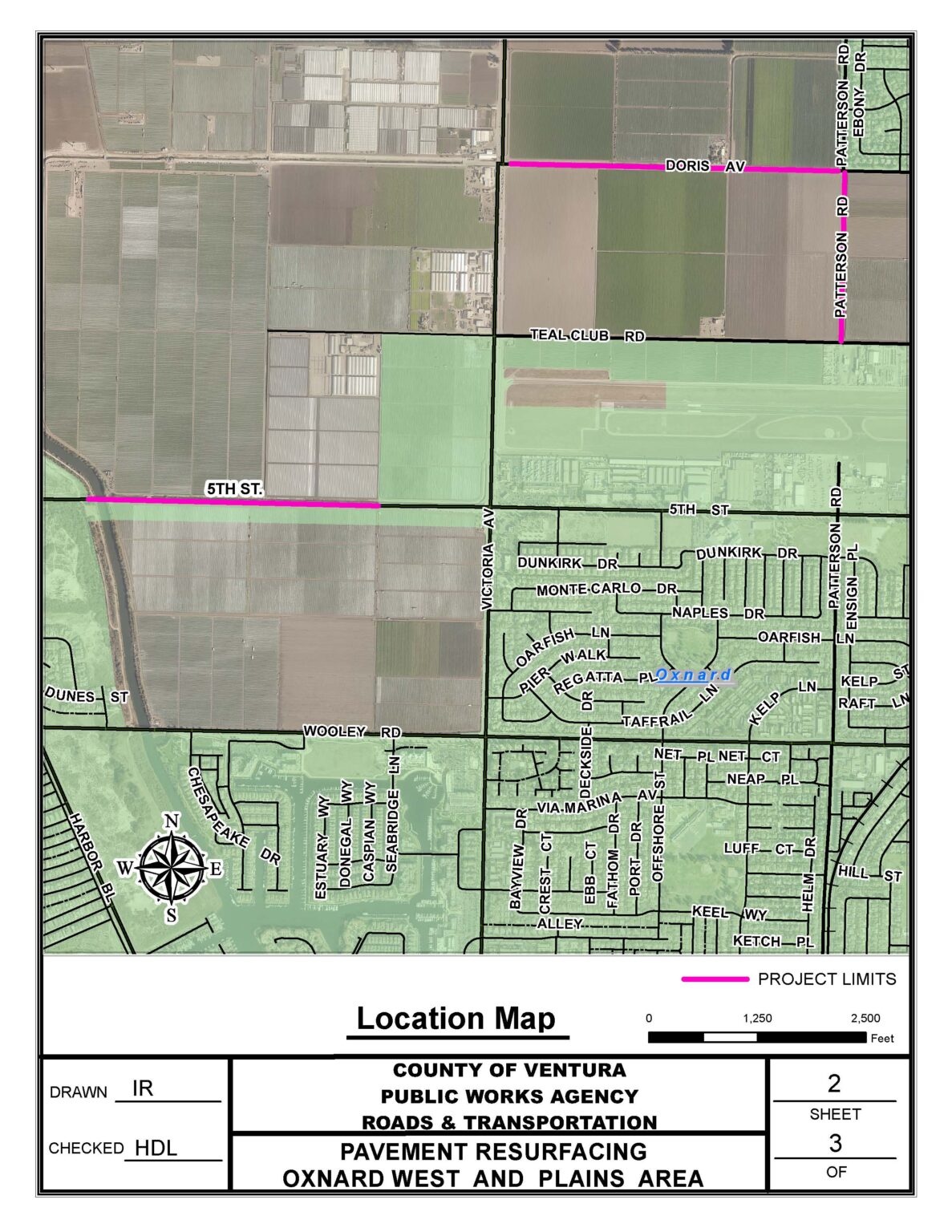 Pavement Resurfacing - Oxnard West and Plain Area - Ventura County ...