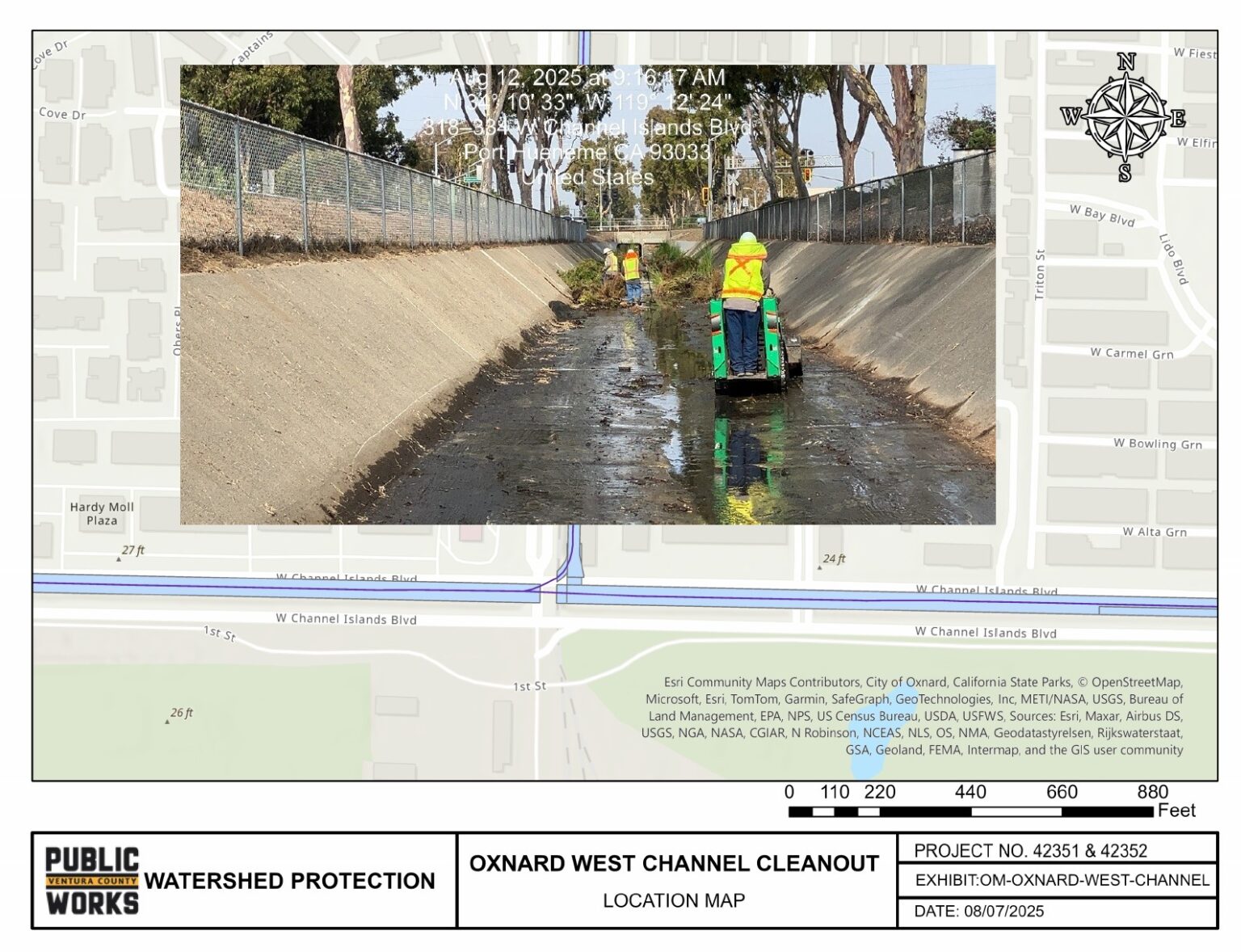 Oxnard West Channel Cleanout - Ventura County Public Works Agency
